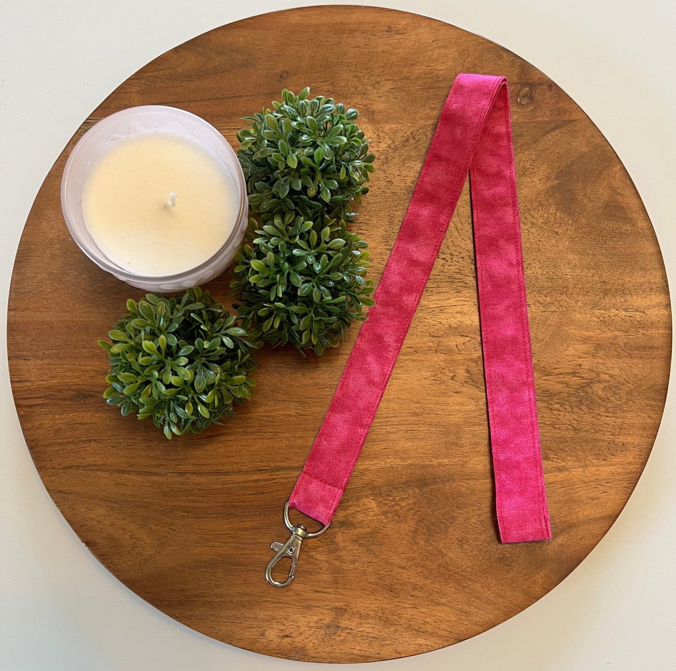 Hot Pink Tonal Lanyards – The Lanyard Boutique