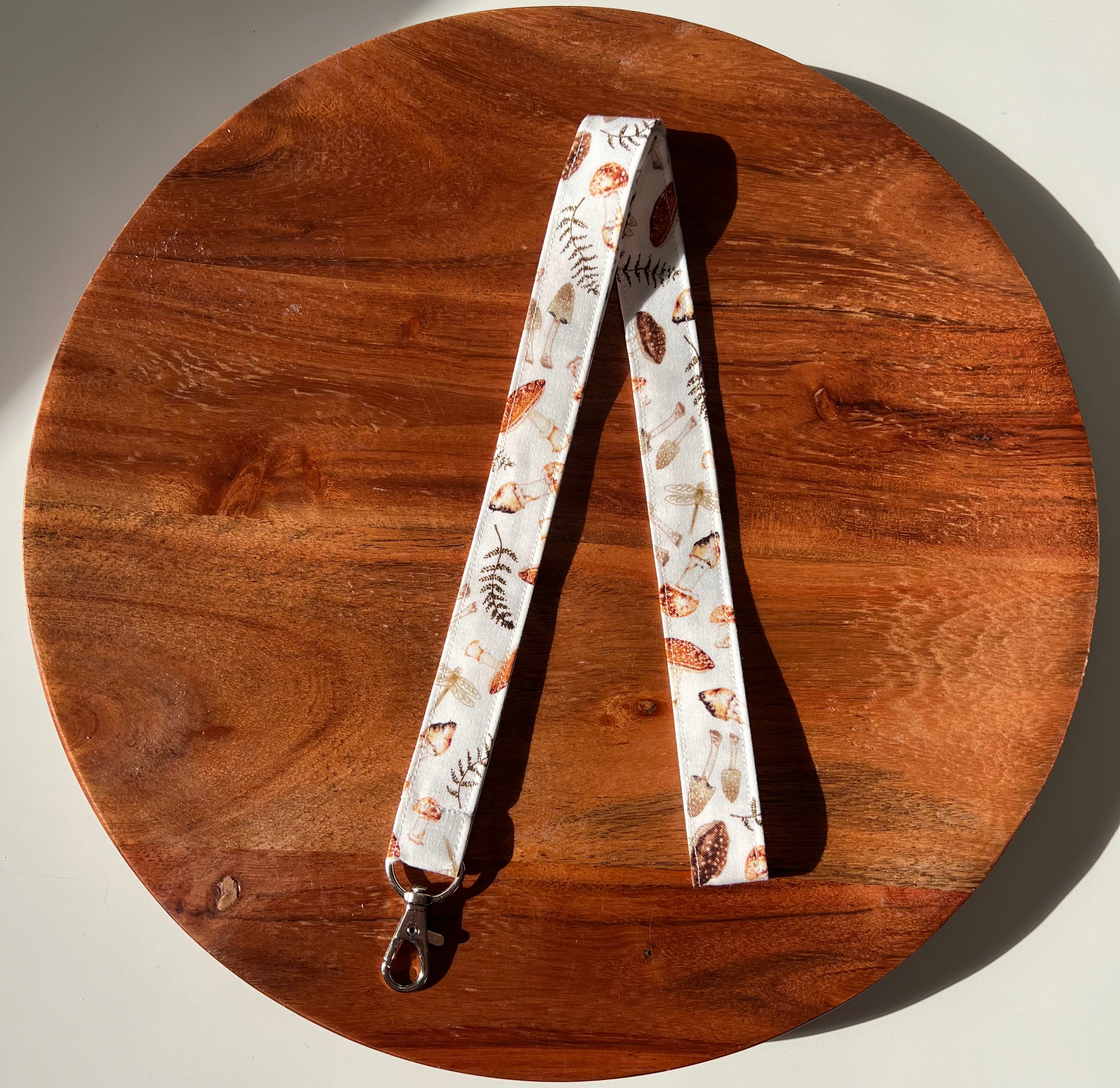 Natural Mushroom and Dragonfly Lanyards – The Lanyard Boutique